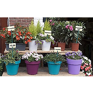 Garden Wood Stakes,HOUNANG Green Bamboo Plant Support Stakes,Flower/Orchid/Tomato Wooden Stakes for Gardening,Plant Stakes and Supports for Potted Plants - 25Pcs 18 Inches