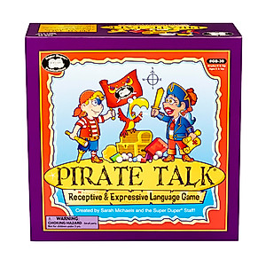 Super Duper Publications | Pirate Talk® Receptive & Expressive Language Game | Communication & Social Skills | Educational Learning Materials for Children