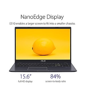 ASUS 2023 Newest Vivobook Laptop, 15.6” FHD Display, Intel Quad-Core Processor, 4GB RAM, 64GB eMMC + 256GB SD Card, Ultra Thin, Wi-Fi, Long Battery Life, Windows 11 Home in S Mode, Star Black