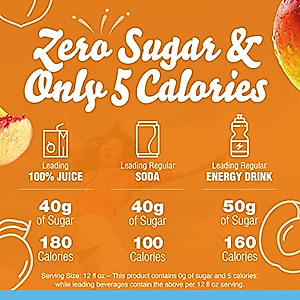 Crystal Light Sugar-Free Peach Mango Green Tea Naturally Flavored Powdered Drink Mix 60 Count Pitcher Packets