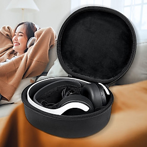 Aenllosi Hard Carrying case Compatible with Playstation 5 Pulse 3D Wireless Headset (Black)