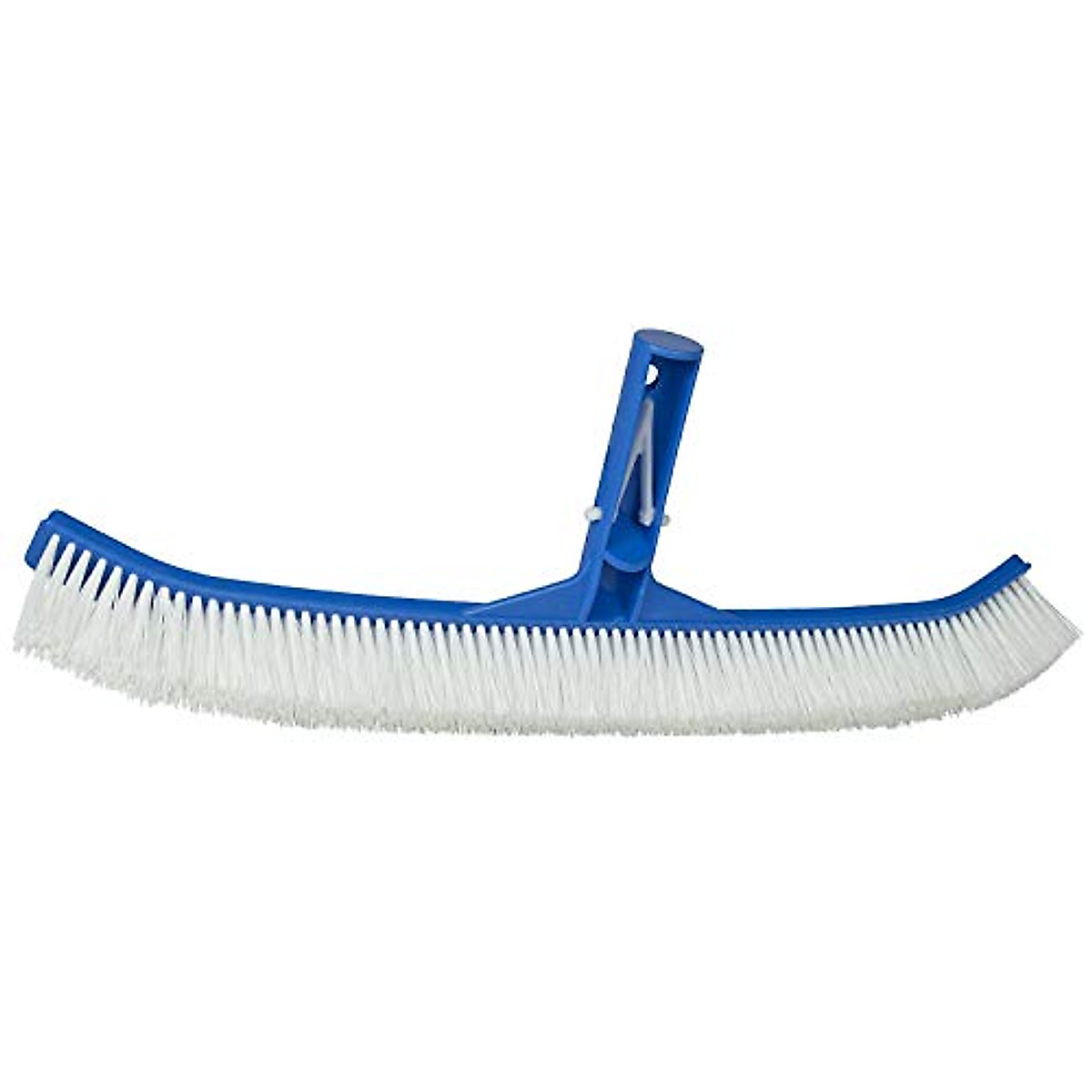 Poolmaster 18100 Curved Swimming Pool Brush Head, 17.5-Inches, Essential Collection, Blue