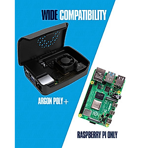 Argon Mini Fan HAT with Built-in Heatsink | ON-Off Switch for The Heatsink Fan | Fully Controllable PWM HAT | 2 Pieces of Fan per Pack