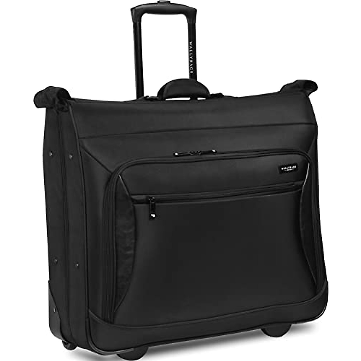 WallyBags Solutions Garment Bag, Multiple Hangers and Made for Men and Women, Black, 45-Inch Rolling