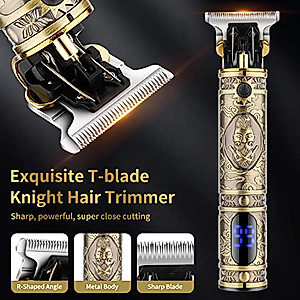 Karrte Men’s Grooming Kit Professional Hair Clippers and Shaver for Men,Electric Razor and Nose Trimmer Set,Beard Trimmer with 3 Foil Head,Gifts for Men