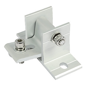 HECASA Solar Panel Mount Bracket Adjustable Compatible with Roof RV Boat Any Flat Surface Solar Panel Tilt Mount for On-Grid / Off-Grid Systems