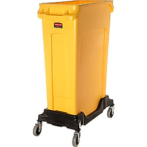 Carlisle FoodService Products TrimLine Plastic Dolly, 15-23 Gallons, Black