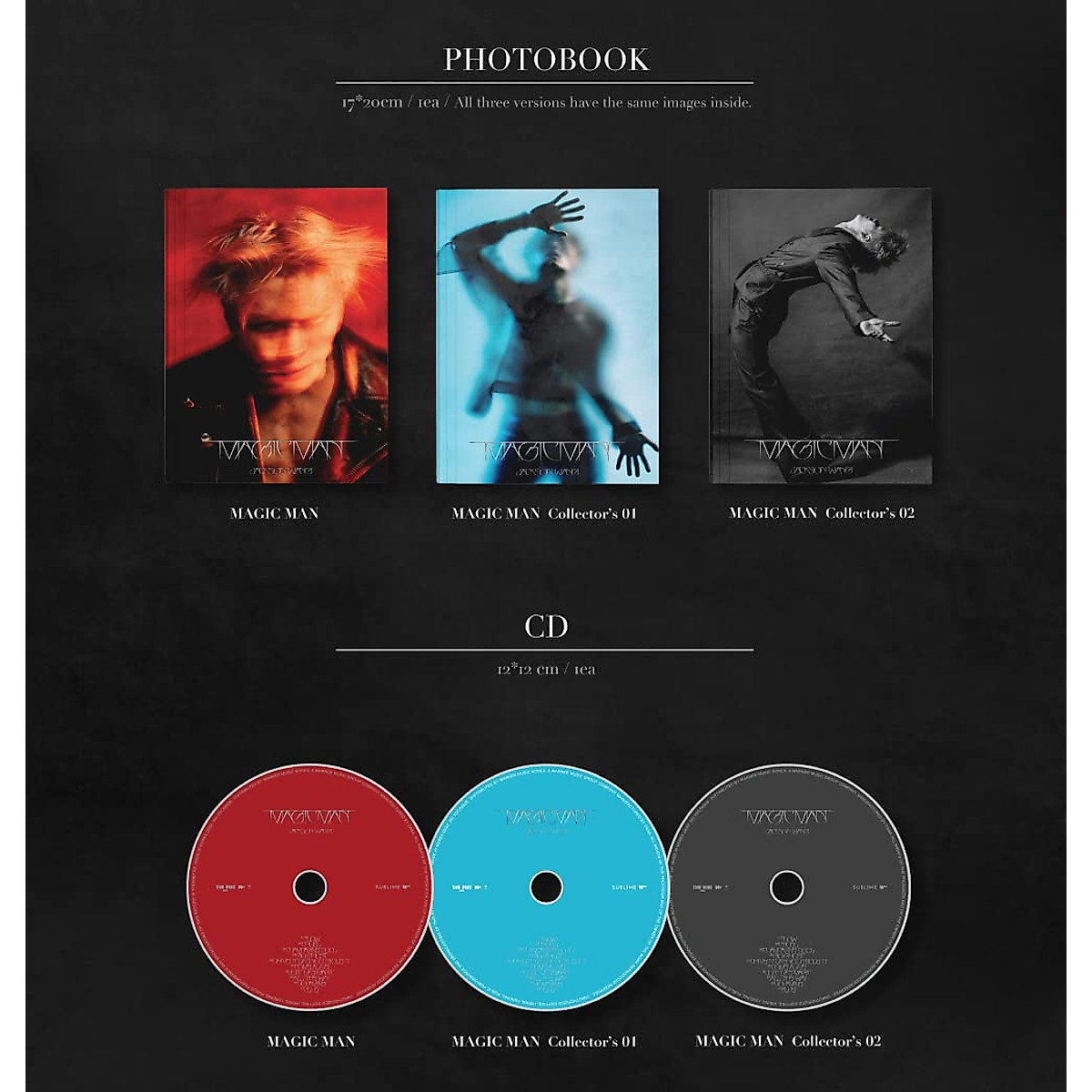 Jackson Wang GOT7 - Vol.2 Magic Man CD (Magic Man Collector’s 01 ver.)