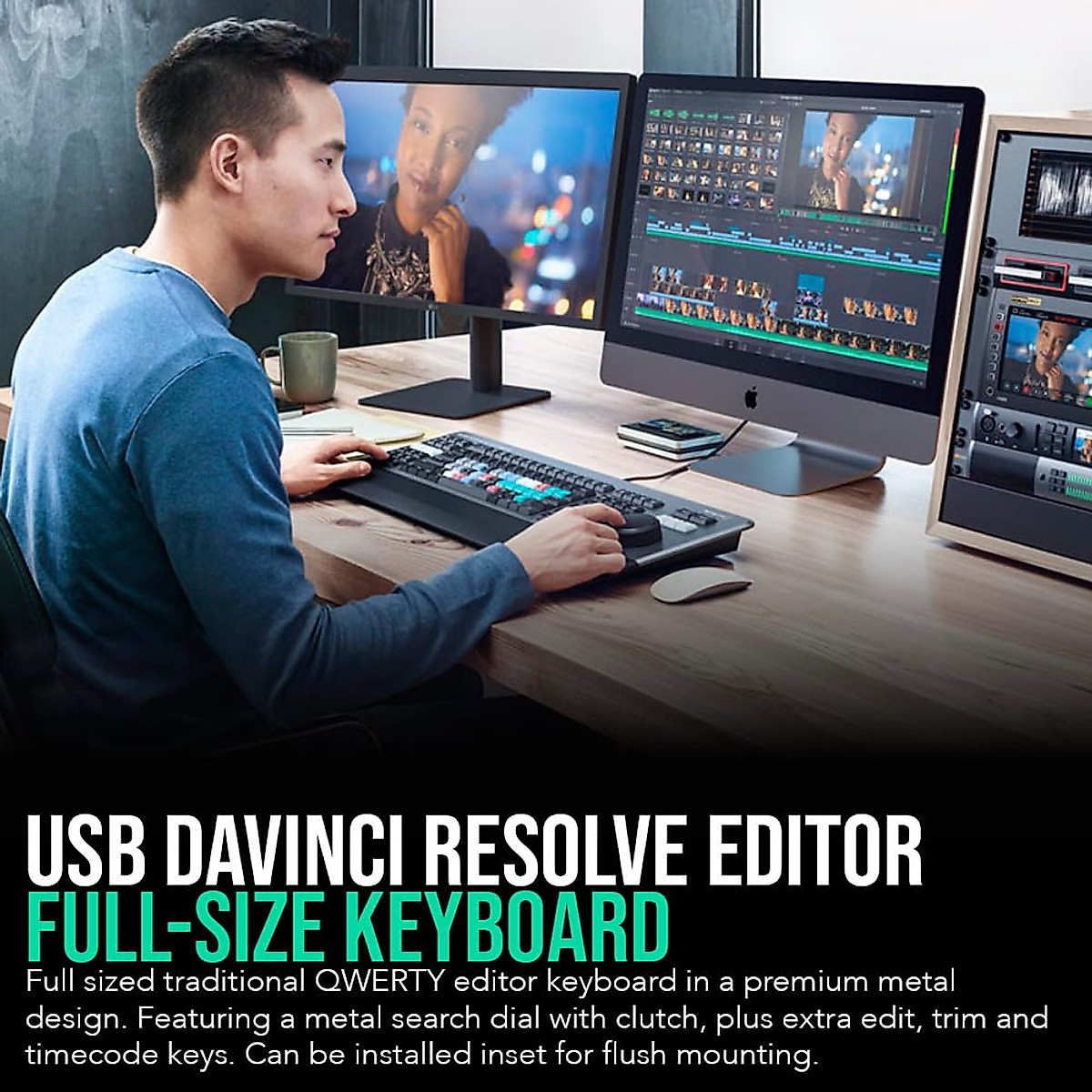 Blackmagic Design USB Davinci Resolve Editor Keyboard