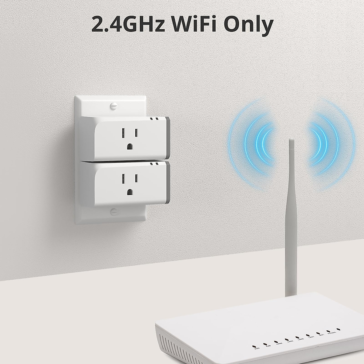 SONOFF S31 WiFi Smart Plug with Energy Monitoring, 15A Smart Outlet Socket ETL Certified, Work with Alexa & Google Home Assistant, IFTTT Supporting, 2.4 Ghz Wi-Fi Only 2-Pack
