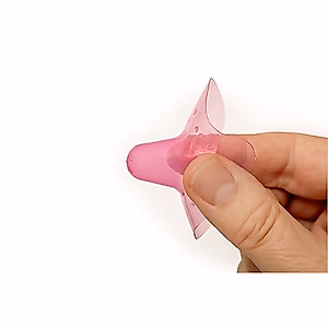 Nurture & Nectar Pink Nipple Shields for Nursing Breastfeeding Newborn Two-Pack with Case 20mm Ultra-Thin Silicone Soft Flexible for Mother Baby Skin Contact