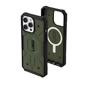 URBAN ARMOR GEAR UAG Designed for iPhone 14 Pro Max Case Green Olive 6.7" Pathfinder Build-in Magnet Compatible with MagSafe Charging Slim Lightweight Shockproof Rugged Protective Cover