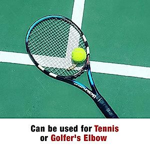 ACE Sport Tennis Elbow Strap, Adjustable, Black, 1/Pack