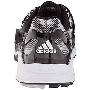 adidas mens Zg21 Boa Golf Shoe, Black/White/Lghsolgre, 7 US