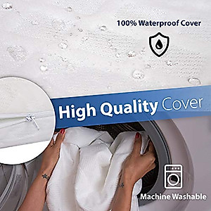 Sleepah Pack and Play Mattress Tri-Fold Double Sided Pad (Firm for Babies) & Soft Memory Foam (for Toddlers) Play Yard Mattress Pad Fits Most Pack N Play Playpens Cribs Foldable with Cary Bag