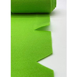 Acrylic Felt Fabric Pre Cuts, 1 Yard, 72 by 36 inches in Length by Ice Fabrics - Lime Green