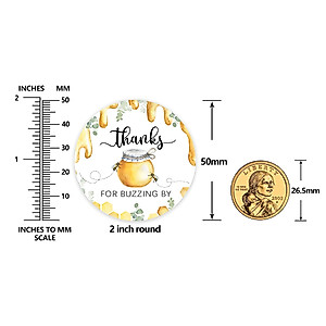 80 Bee Thank You Stickers, Bee Themed Baby Shower Decorations, Mommy to Bee Baby Shower Favor Label Decorations(2 Inch)