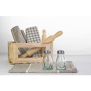 Vidrios San Miguel, 4oz Salt And Pepper Shakers, With Stainless Steel Cover (set Of 2), Made Of 100% Recycled Glass, Small Spice Shakers, Cute Kitchen Decoration, Made In Spain.