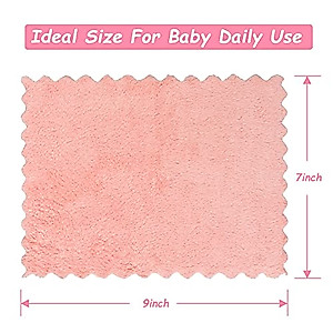 Orighty Baby Washcloths 24-Pack(7''x9''), Microfiber Coral Fleece Baby Towels, Super Soft and Absorbent Wash Cloths for Newborns, Infants and Toddlers, Gentle on Delicate Skin for Face Hands and Body