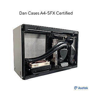 645LT SFF AIO CPU Cooler from Asetek, High Performance 92mm All-in-One Water Cooler Tailored for Small Form Factor Builds; Dan Cases A4-SFX Certified; 2-Year Warranty
