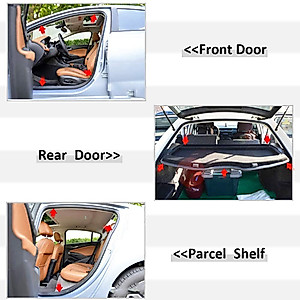 Automotive Weather Stripping 25Ft Car Door Rubber Seal Strip with Side Bulb Rubber Edge Trim for Cars Campers Trucks Boats RVs