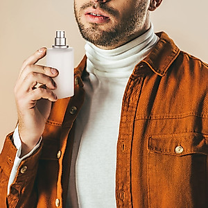 6 Pcs Frosted Glass Bottle 100ml Perfume Atomizer Dispenser Refillable Spray Empty Perfume Bottles Fine Mist Atomizer Cosmetic Container for Women Men Travel Essentials