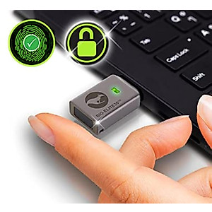 Kanguru Defender Bio-Elite30 – 128 GB Hardware Encrypted USB Flash Drive – Fingerprint - SuperSpeed USB 3.0