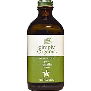 Simply Organic, Pure Vanilla Extract, Madagascar, 8 fl oz (236 ml)(pack of 2)