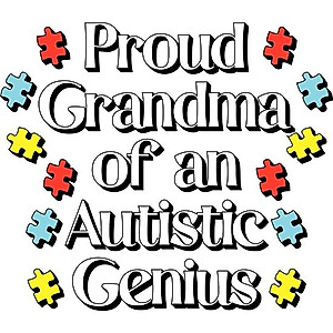 CafePress Proud Grandma Of An Autistic Gen Ceramic Coffee Mug, Tea Cup 11 oz
