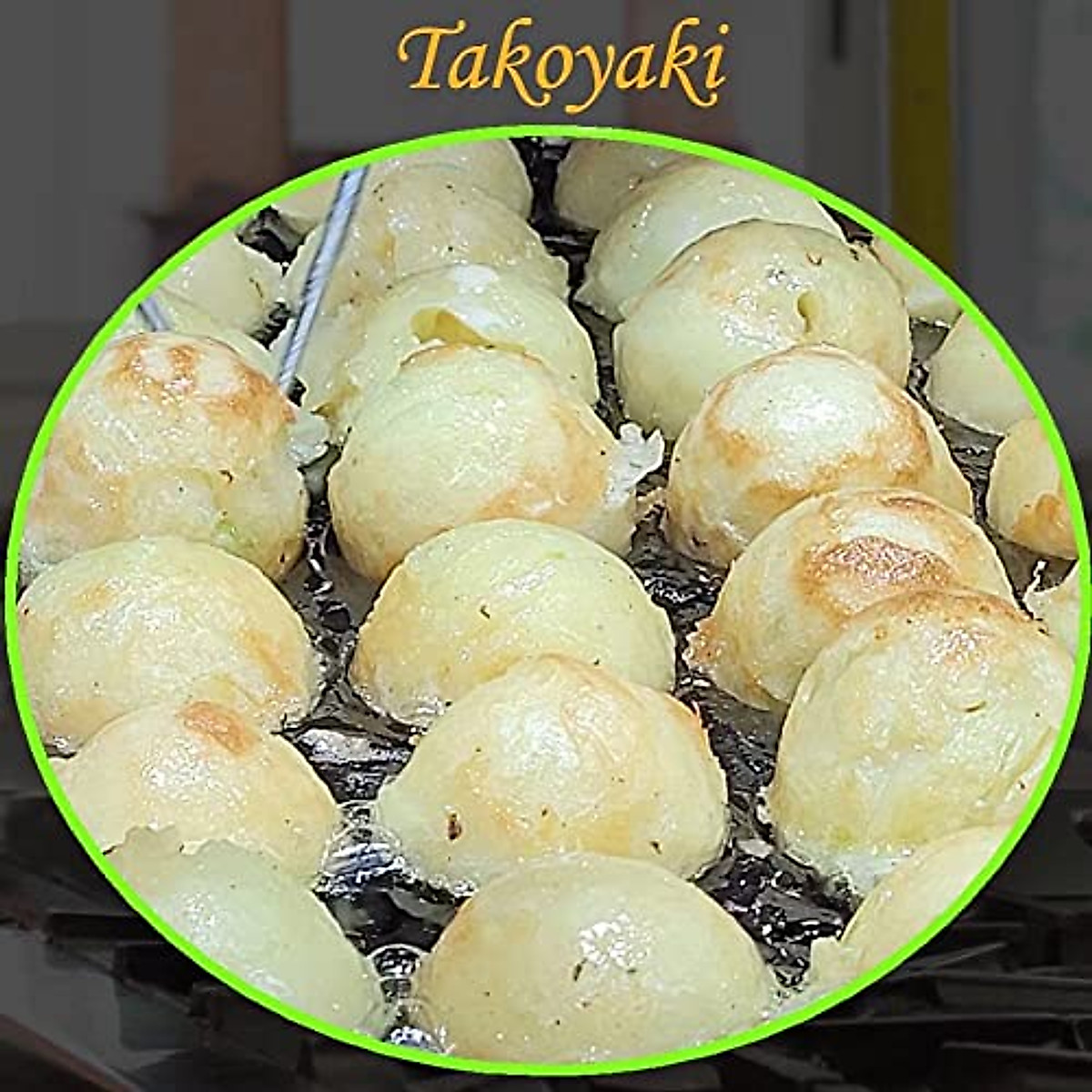La Cuisine Pancake Pan Poffertjes Takoyaki Aebleskiver Ebelskiver Pan – Cast Iron with Porcelain Enamel Coating. Compatible with all cook tops including Induction Stove.