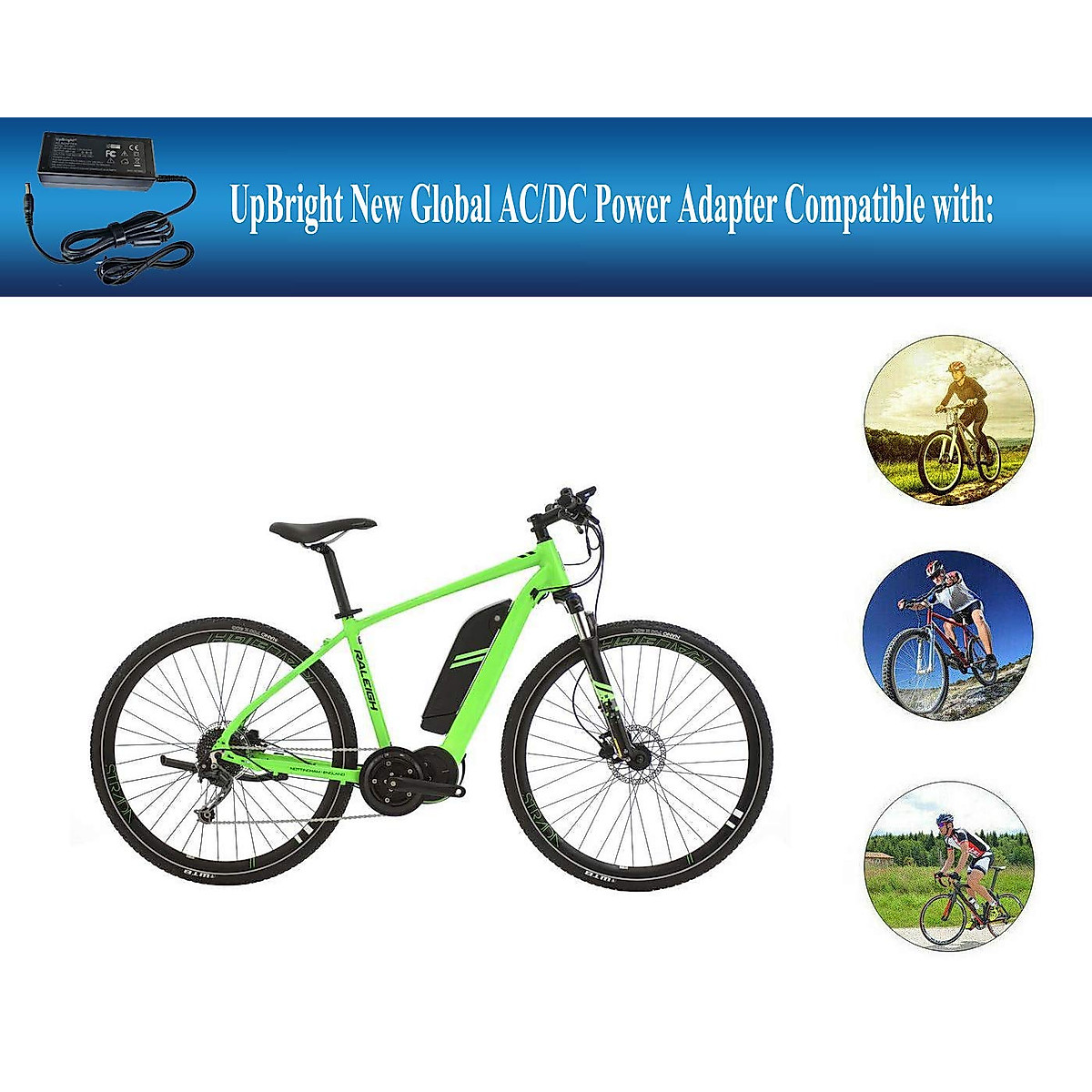 UpBright New AC/DC Adapter Compatible with LG 36v 7.8ah 8.8ah 12.8Ah Lithium Li-Ion Battery Electric Bicycle Bike Ebike E-Bike T36-8.8 R36 76YT Power Supply Cord Cable PS Battery Charger Mains PSU