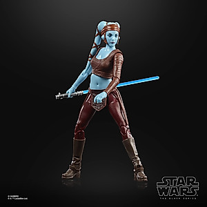 STAR WARS The Black Series Aayla Secura Toy 6-Inch-Scale Attack of The Clones Collectible Action Figure, Toys for Kids Ages 4 and Up