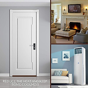 Efoxcity Waterproof Twin Door Draft Stopper Adjustable Size 30" to 36" Weather Stripping Noise Blocker Window Breeze Blocker