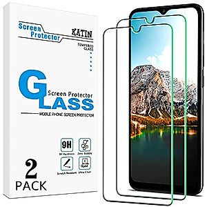 KATIN [2-Pack] Screen Protector for Samsung Galaxy A32 5G Tempered Glass, Bubble Free, Case Friendly, Easy to install