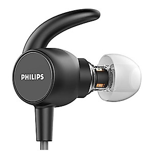 PHILIPS ActionFit SN503 Wireless Bluetooth Earphones with Heart Rate Monitoring and IPX5 (TASN503BK)
