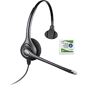 Plantronics HW251N SupraPlus Wideband Headset (64338-31) (Renewed)