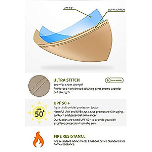 Garden Winds Replacement Canopy for The Hampton Bay Arched Pergola - Standard 350 - Damask Beige