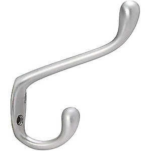 Designers Impressions 10 Pack 8166SN Satin Nickel Coat & Hat Hook