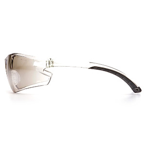 Pyramex Itek Safety Eyewear, Indoor/Outdoor Mirror Lens With Indoor/Outdoor Mirror Temples