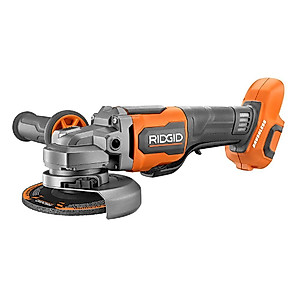 RIDGID 18V Brushless Cordless 4-1/2 in. Paddle Switch Angle Grinder R86047B (Tool Only) (Renewed)
