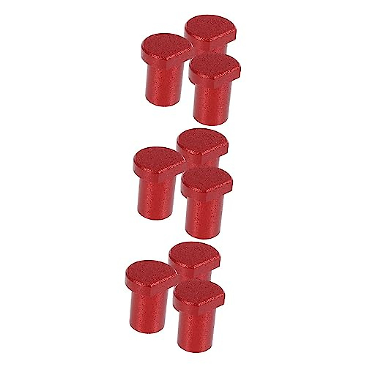 Bench Dogs 9 Pcs Workbench Stop Tabletop Accessories Tool Bench Hand Clamps Woodworking Table Aluminum Alloy Red Workbench Short Clamp Woodworking Planing Stop Desktop