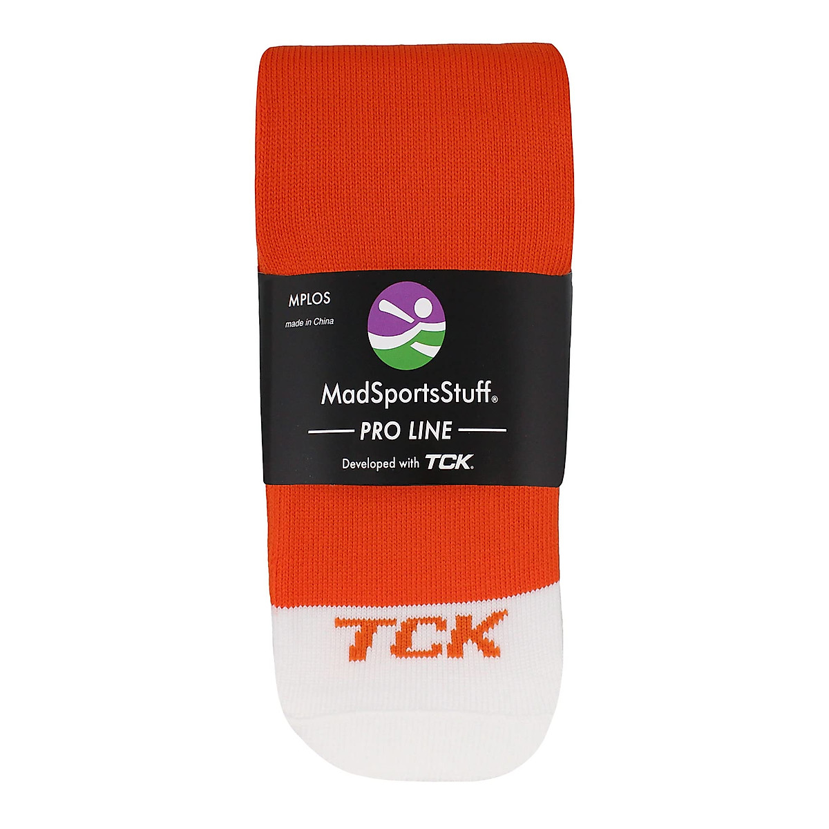 MadSportsStuff Pro Line Over the Calf Baseball Socks (Orange, Small)
