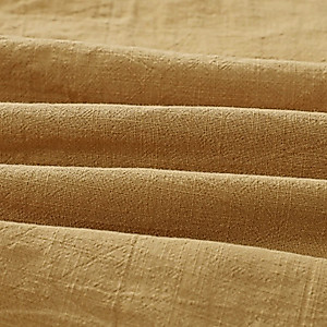 TIMOGG Toddler Baby Girl Cotton Linen Solid Dress Sling Bow Summer Skirt Casual Beach Girls Sundress with Pockets Overall Dress (Khaki, 4-5 Years)