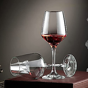 ziixon Wine Glass Red Wine Glasses Stemware Wine Glasses Set for Wine Tasting, Wedding Gift, Anniversary, Christmas, Birthday (Set of 4,13 Oz)
