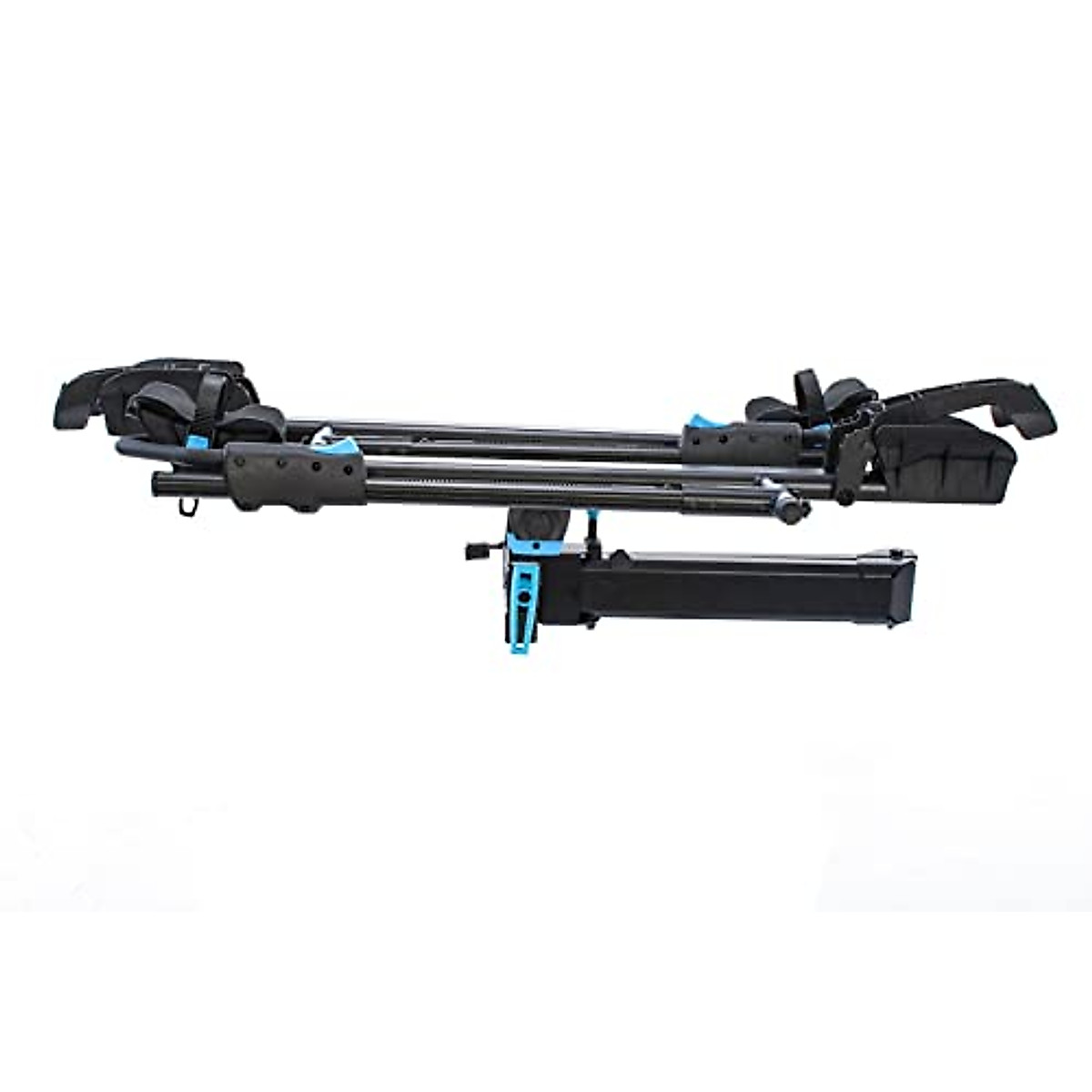 RockyMounts BackStage 2" Receiver Swing Away platform hitch 2 bicycle rack. Allows full access to the rear of the vehicle with bikes on or off the rack.