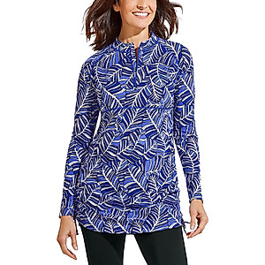 Coolibar UPF 50+ Women's Blake Elegant Floppy Sun Hat - Sun Protective (One Size- Tan)