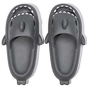 Metogo Cloud Shark Slides Non-Slip Open Toe Slippers Kids Cute Lightweight EVA Sandals