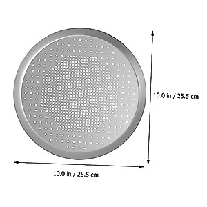 UPKOCH 1 PC Pizza Pan Bread Oven Non Stick Baking Sheet Round Baking Pan Pizza Pans with Pie Crisper Tray Alloy Pizza Platter Perforated Pizza Bakeware Household Oven Tray Baking Tray Can