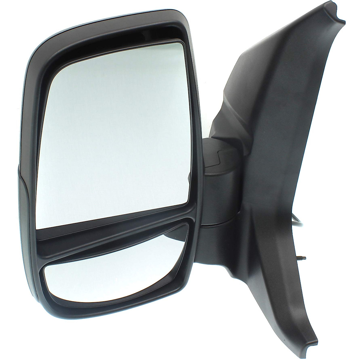 Kool-Vue FD335EL Power Mirror compatible with Ford Transit Van 15-17 Left Side Manual Folding Non-Heated Medium/High Roof Textured Black