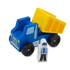 Melissa & Doug Construction Vehicle Wooden Play Set (8 pcs)